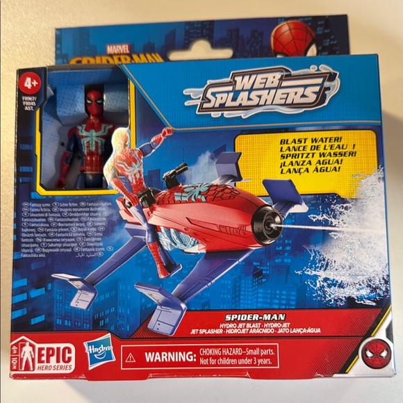 Hasbro | Toys | Hasbro Spiderman Web Splashers With Red And Blue Design ...